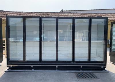 China Glass 5 Doors Multideck Freezers And Chillers With EC Fan Motor for sale