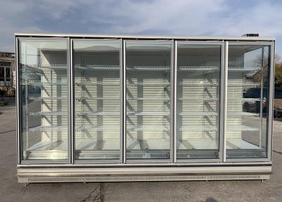 China R449a Remote Multideck Glass 5 Doors Merchandiser Freezers Commerical for sale