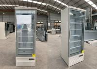 China Glass Door Chiller Freezer Cabinet Height 2.0m Series Plug In Type for sale