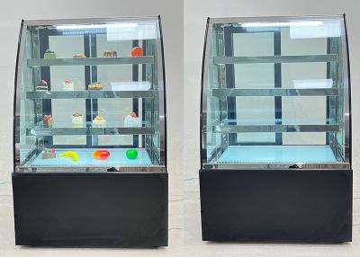 China R290 Black Automatic Defrost Patisserie Bakery Showcase Width 1200mm for sale