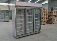China Wholesale Integral Heavy Duty Commercial Freezers R290 Four Door Display Freezer Top Mounted for sale