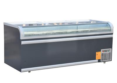 China R290 Static Cooling Low Temperature Deep Island Freezers With Back-To-Back Configuration for sale