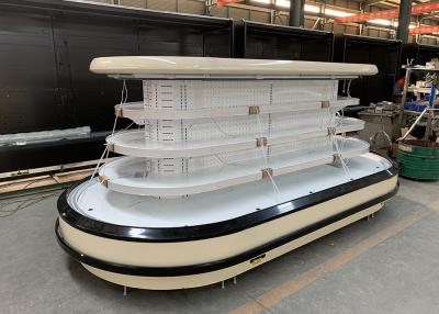 China Supplier Semi-Multideck Island Ring Chiller Round Style Remote Type for sale
