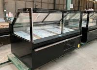 China VENTILATED COOLING REFRIGERATED FOOD SHOWCASES WITH BACK STORAGE CABINETS for sale