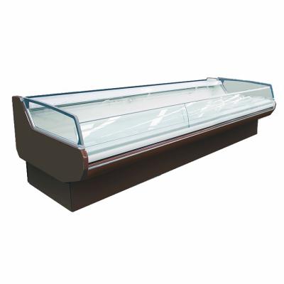 China Top Opening Refrigerated Meat Display Cases Fridge With Plug In Panasonic Condensing Unit for sale