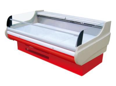 China Open Top Fresh Meat Showcase Refrigerator, Refrigerated Display Case For Cheese for sale