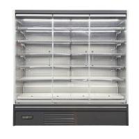 China R290 Refrigerant Open Chillers For Shop With Plexiglass Shelves for sale