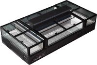 China Commercial Chest Freezer With Static Cooling System Equipped With Low-E Sliding Glass Doors And An Inverter Compressor for sale