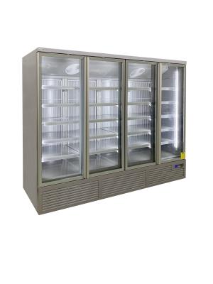 China Upright Display Bar Fridge With Glass Door And 5 PCS Shelves for sale