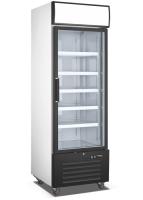 China Glass Door Merchandiser Refrigerator With Frameless Double-Glazed LOW-E Glass Door for sale