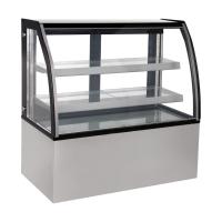 China Countertop Refrigerated Display Cabinets With Inner LED Lighting On Top And Under for sale