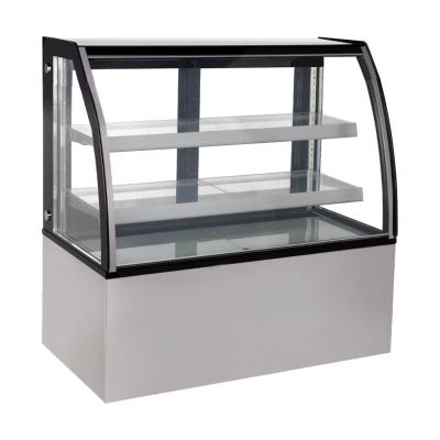 China Countertop Refrigerated Display Cabinets With Inner LED Lighting On Top And Under for sale