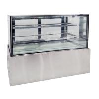 China Brushed Silver Fridge Freezer Equipped With Ventilated Cooling System for sale