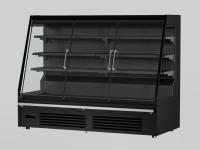 China SEMI-VERTICAL GLASS DOOR DISPLAY CABINETS for sale