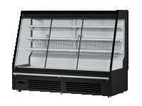 China SEMI-VERTICAL GLASS DOOR DISPLAY CABINETS for sale