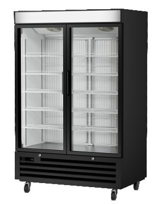 China DOUBLE GLASS DOOR REFRIGERATOR for sale
