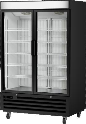 China COMMERCIAL TWO GLASS DOOR REFRIGERATOR for sale