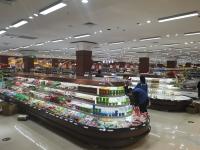 China Island Fruit And Vegetable Display Fridge / Supermarket Open Chiller CE Approval for sale