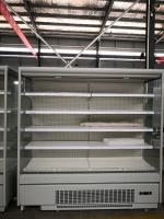 China Built - in Compressor Mulitdeck Open Chiller for Beverage, Drinks And Fruits for sale