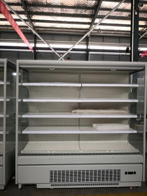 China Built - in Compressor Mulitdeck Open Chiller for Beverage, Drinks And Fruits for sale