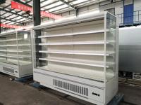 China Heavily Loaded Shelf Open Display Fridge , Open Chiller Supermarket Showcase for sale