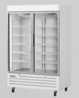China DOUBLE GLASS DOOR UPRIGHT FREEZER for sale
