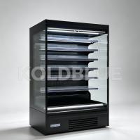 China R290 Plug In Open Display Fridge With LED Lighting and 5PCS Adjustable Shelves for sale