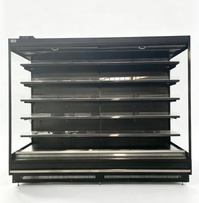 China Remote Open Display Fridge Offering Bright Interior Lighting and Adjustable Shelves  for sale