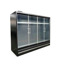 China High Capacity  Multidecks  Display Fridge With Glass Door For Supermarket for sale