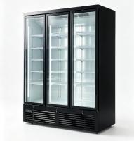 China R290 Plug In Commercial  Multidecks Refrigerator With Swing Glass Door for sale