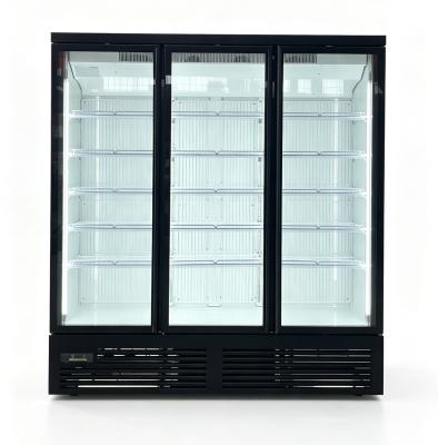 China R290 Plug In Commercial  Multidecks Refrigerator With Swing Glass Door for sale