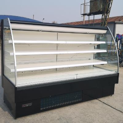 China Semi-height Open Multideck Display Fridge for sale