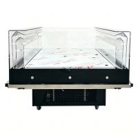 China 4-Side Open Self-Contained Display Counter With Panoramic Clear Visibility for sale