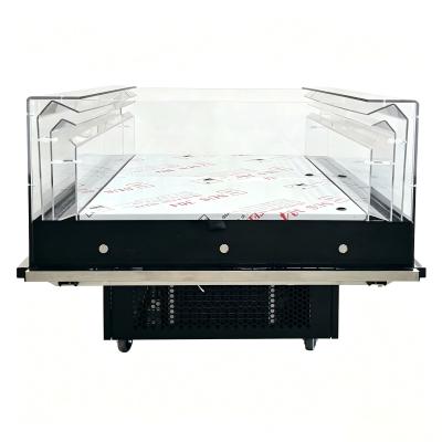 China 4-Side Open Self-Contained Display Counter With Panoramic Clear Visibility for sale