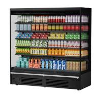 China Self-contained Plug-in Open Multideck Cooler Commercial Refrigerated Display Cabinet with LED Light for sale