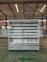 China Self-contained Plug-in Open Multideck Cooler Commercial Refrigerated Display Cabinet with LED Light for sale
