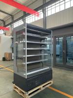 China Self-contained Plug-in Open Multideck Cooler Commercial Refrigerated Display Cabinet with LED Light for sale