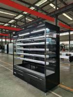 China Self-contained Plug-in Open Multideck Cooler Commercial Refrigerated Display Cabinet with LED Light for sale