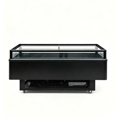 China Island Refrigerated Convertible Chiller & Freezer With Built-In LED Lighting for sale