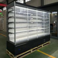 China Plug-in Glass Door Multideck Refrigerated Showcase  Commercial Chiller Self-contained with R290 Gas for sale