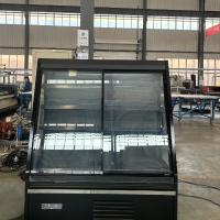 China Commercial Semi Height  Glass Door Refrigerator for Supermarket Refrigeration for sale