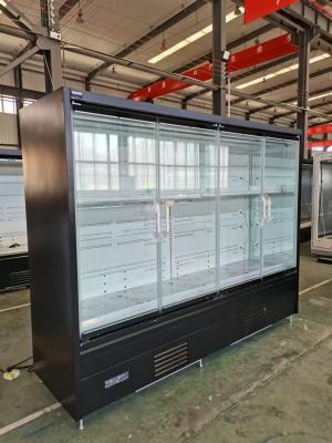 China Supermarket Dairy Food Drinks  Multideck Open Display Chiller for sale