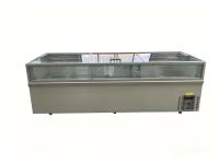 China Multi-Size Static Cooling  Island Freezer,Plug-In With Auto Defrost For Supermarket for sale