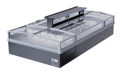 China Multi-Size Static Cooling  Island Freezer,Plug-In With Auto Defrost For Supermarket for sale