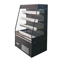 China Compact Semi Vertical Open Multideck Cooler Plug-in Commercial Refrigerated Display Cabinet with R290 Gas for sale