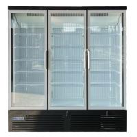 China Upright Multideck Glass Door Refrigerator Commercial Display Fridge and Freezer with LED light for sale