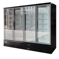 China Upright Multideck Glass Door Refrigerator Commercial Display Fridge and Freezer with LED light for sale