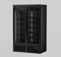 China Upright Multideck Glass Door Refrigerator Commercial Display Fridge and Freezer with LED light for sale