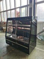 China Swing/sliding Glass Door Multideck Display Cabinet Freezer Refrigertor Showcase Fridge For Vegetable and Fruit for sale