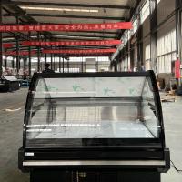 China Curved Glass Serve-Over Counter THEA C P  for Butcher & Supermarket for sale